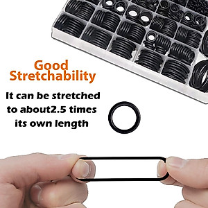 ZDBB 32 Size 1540 Pcs O Rings Assortment Kit Metric Nitrile Rubber Oring Set with 4 Pick for Automotive Faucet Pressure Washer Plumbing Air or Gas Repair OD 4mm-50mm
