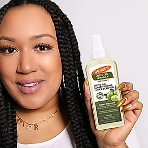Palmer's Olive Oil Formula Hair Conditioning and Scalp Oil Spray, Hydration and Shine Therapy for Dry or Damaged Hair, Promotes Scalp Health, 5.1 Oz (Pack of 2)