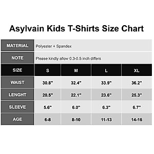 Asylvain Boys Girls Colorful Shirts Unisex Kids Tee Shirt 3D Print Cool Design Graphic Funny Tops T-Shirts Size 8-10 Years