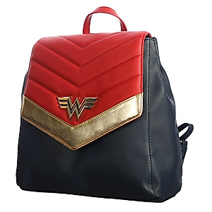Wonder Woman Metal Logo Mini Backpack