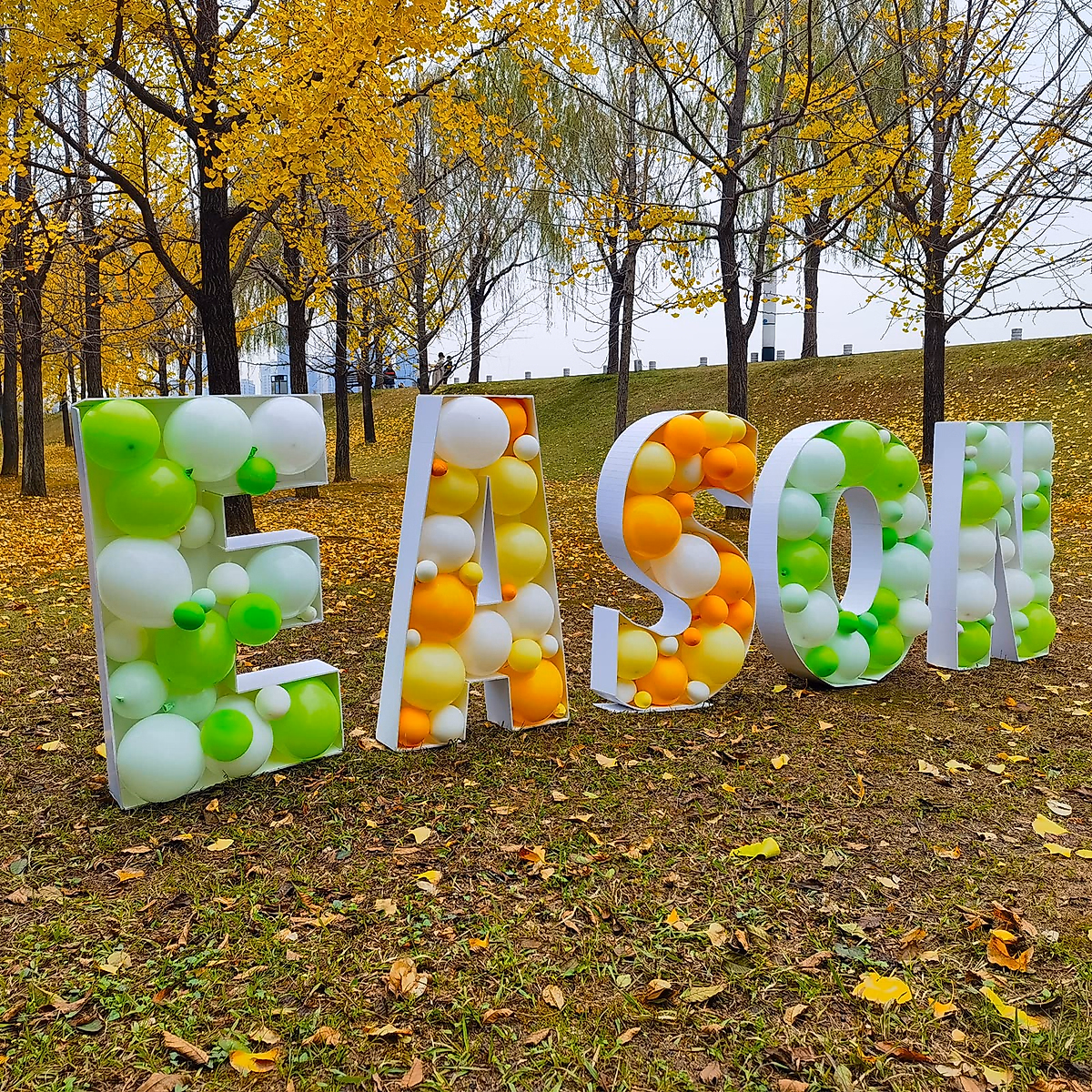 DZDY 3FT Giant Mosaic Balloon Frame Large Marquee Letters DIY Kit Alphanumeric Birthday Party Decor, Wedding Backdrop Decoration Anniversary Decoration Foam Board (1)