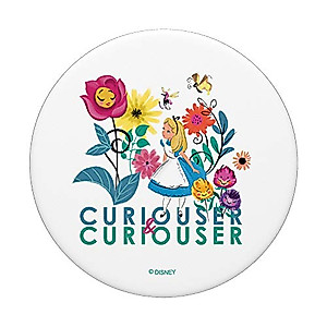 Disney Alice in Wonderland Curiouser & Curiouser PopSockets PopGrip: Swappable Grip for Phones & Tablets