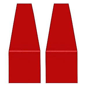 HGHDBT Satin Red Table Runner - 12x108inch 2 Pack Table Runners for Rectangle/Round Table Dining Party Wedding Brithday Christmas Decorations