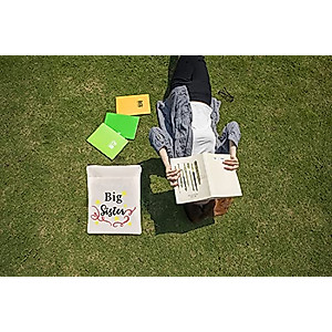 HOLLP Daughter Book Sleeve 2 Sisters Daughters Waterproof Zipper Pouch Mothers Day Gift from Daughter(Big Sister)