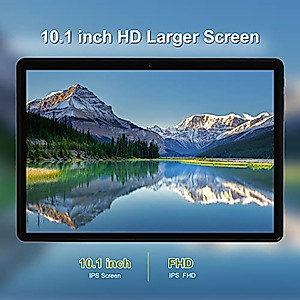 2024 Android 12 Tablets 10.1 Octa-Core 2 in 1 Tablet 4GB+64GB ROM 512GB Expand Include Case, Keyboard, Stylus, 13+5 Dual Camera, GPS, Bluetooth, Google Certificated 10.1 inch Tablet