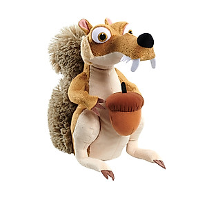Just Play The Ice Age Adventures of Buck Wild Goin’ Nuts Scrat Feature Plush with Motion and Chirping Sound Effects, Kids Toys for Ages 3 Up, Amazon Exclusive