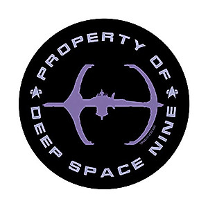 Star Trek Property of DS9 PopSockets Stand for Smartphones and Tablets PopSockets PopGrip: Swappable Grip for Phones & Tablets