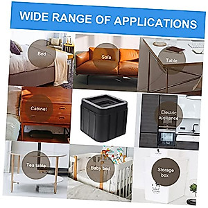 CHILDWEET 4 Sets Table and Chair Mats Chair Leg caps Furniture Pads risers for Table Legs Couch Protectors Chair Foot Pads Rubber feet for Chairs Furniture Grippers for Hardwood Floors Crib