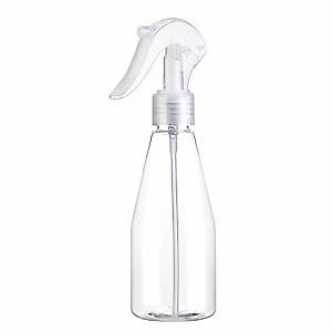 ROISOOT Spray Bottle, 200ml Plastic Empty Spray Bottles for Hair/Water/Plant, Gentle Atomizer for Cleaning Solutions and Fine Mist