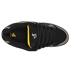 DVS mens Devious Mountain Biking Shoe, Black Brindle Yellow, 8.5 US