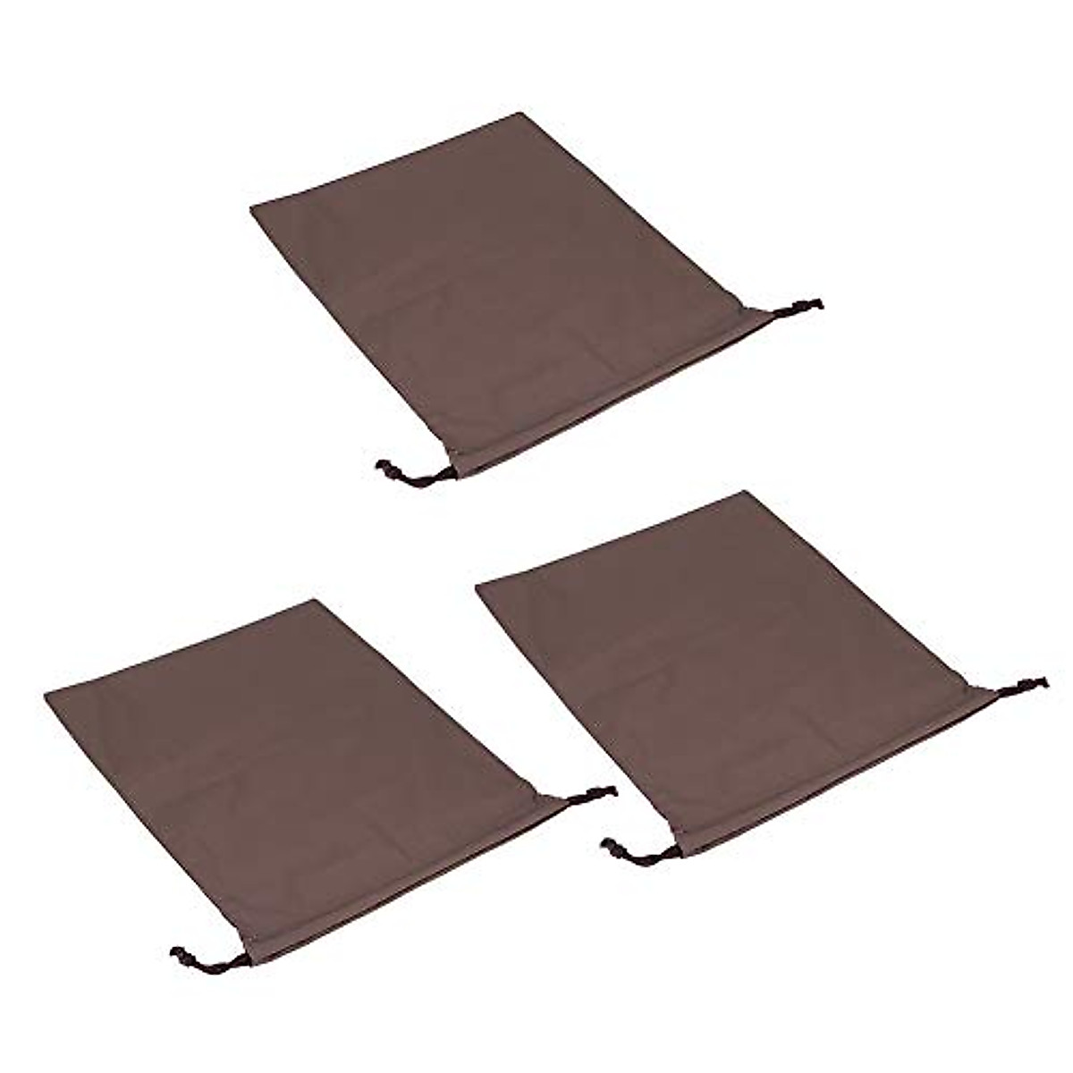 Drawstring Bag,Nylon Drawstring Storage Bags proof Storage Bags for Shoes Clothes Organizer(Coffee)