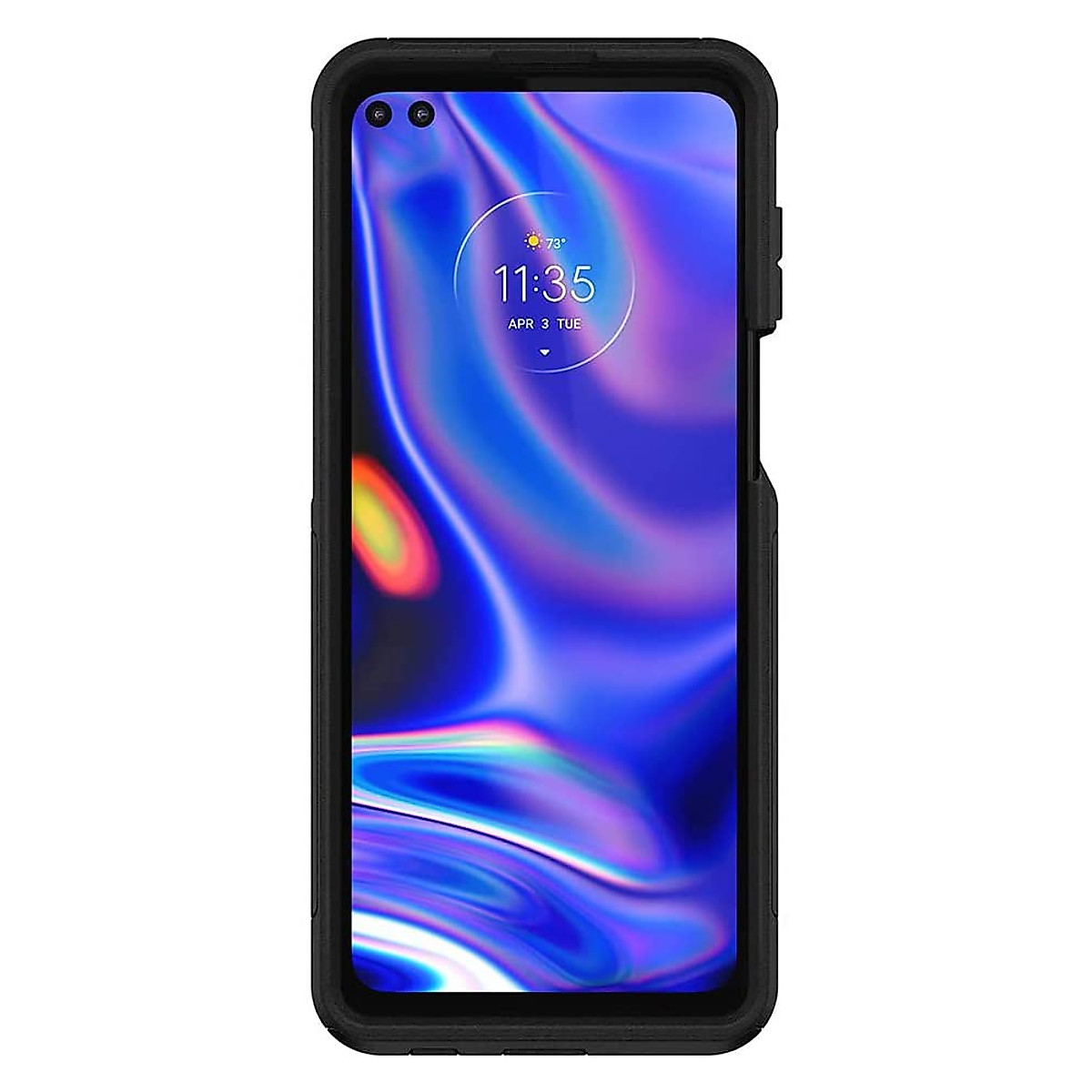 OtterBox Commuter Series Case for Motorola One 5G (ONLY) Non-Retail Packaging - Black