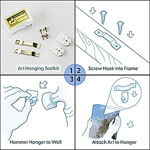 MUDECOR Framed Canvas Print Wall Art Gray Clouds Over Rustic Field Landscape Nature Wilderness Illustrations Modern Art Farmhouse/Country Cool for Living Room, Bedroom, Office - 24"x36" Natural