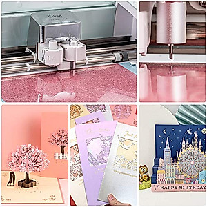 DERFILIN 60PCS Fine Point Blades for Cricut Explore Air 2/Air 3/Maker 3，Replacement Blades for Cricut Cutting Machines