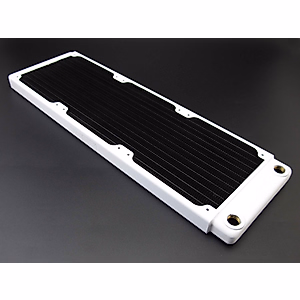 XSPC TX360 Ultra Thin Radiator, 120mm x 3, Triple Fan, White