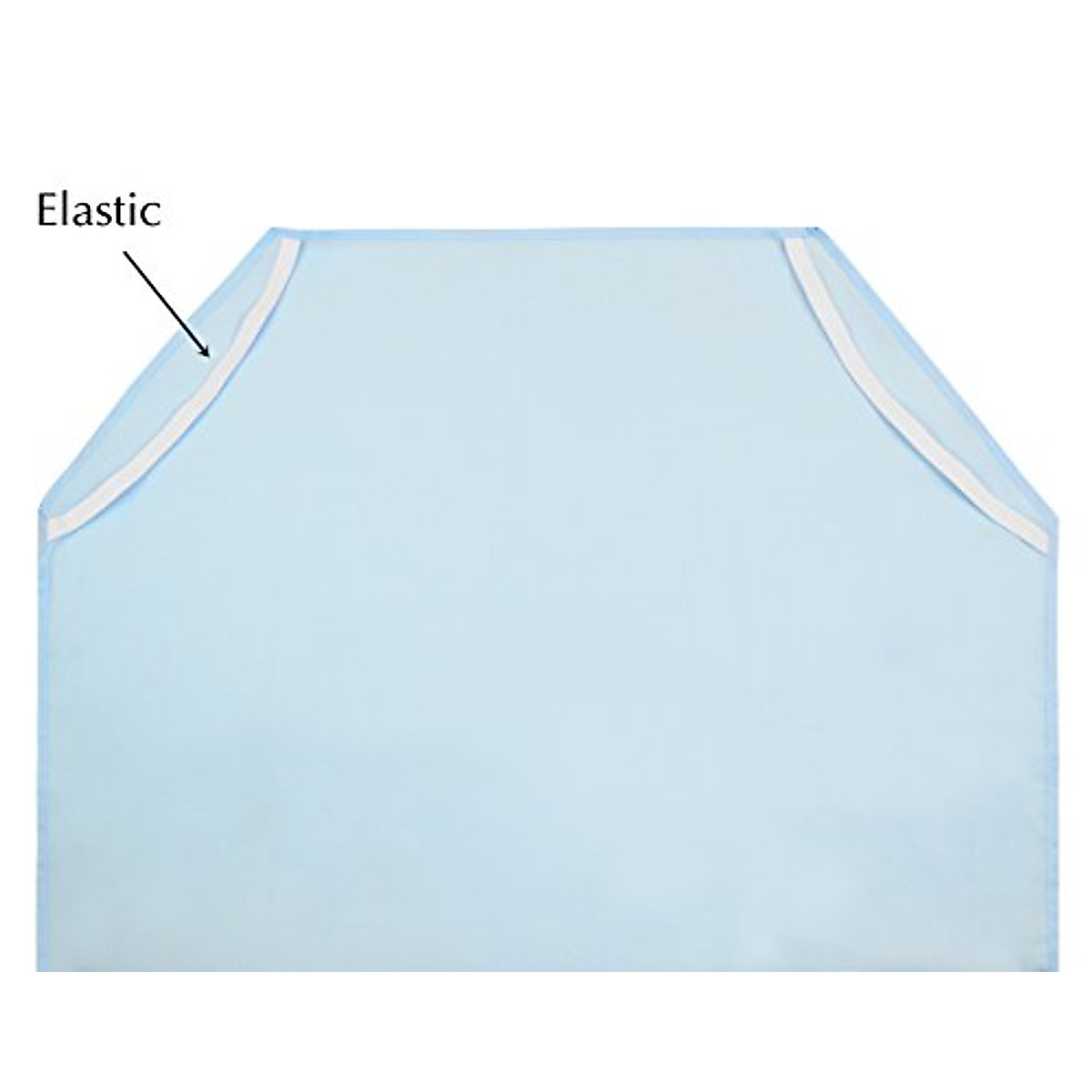 American Baby Company 100% Natural Cotton Percale Standard Daycare/Pre-School Cot Sheet, Blue, 23" x 51", Soft Breathable, for Boys and Girls