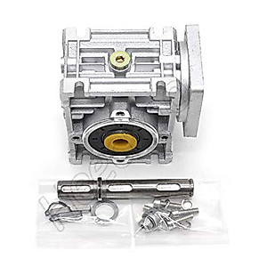 Worm Gear Gearbox NMRV-030 Speed Reducer Ratio 80:1 for Stepper Motor