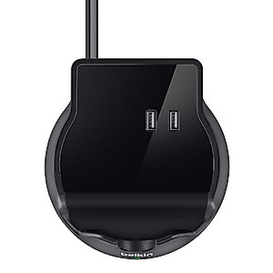 Belkin SurgePlus Surge Protector and Stand for Smartphones and Tablets with 2 AC Outlets and 2 USB Ports (2.1 AMP Combined)