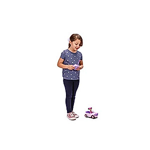 Disney Junior Minnie Mouse Roadster RC Car with Polka Dots, 27 MHz, Pink with White Polka Dots, Standard (97161)