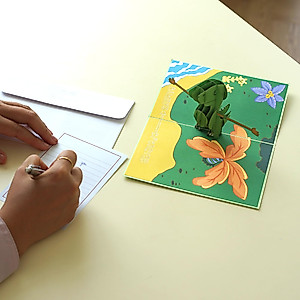 Dirty Pop Cards,T-Rex "I Love You This Much" 3D Popup Greeting Card,Anniversary, Valentines Day, Birthday Cards for Husband, Wife, Boyfriend, Girlfriend, BFF and More, 1 Notepaper, 1 Envelope