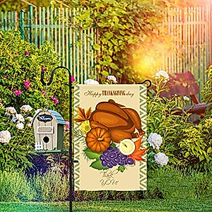 2 Pack Garden Flag Holder Stand with Shepherd Hooks, 47 inches Yard Garden Flag Holder with Anti-Wind Clip, Shepherd Hooks with Flag Holder Yard Flag Pole Holder for Flag, Yard Lights, Plants