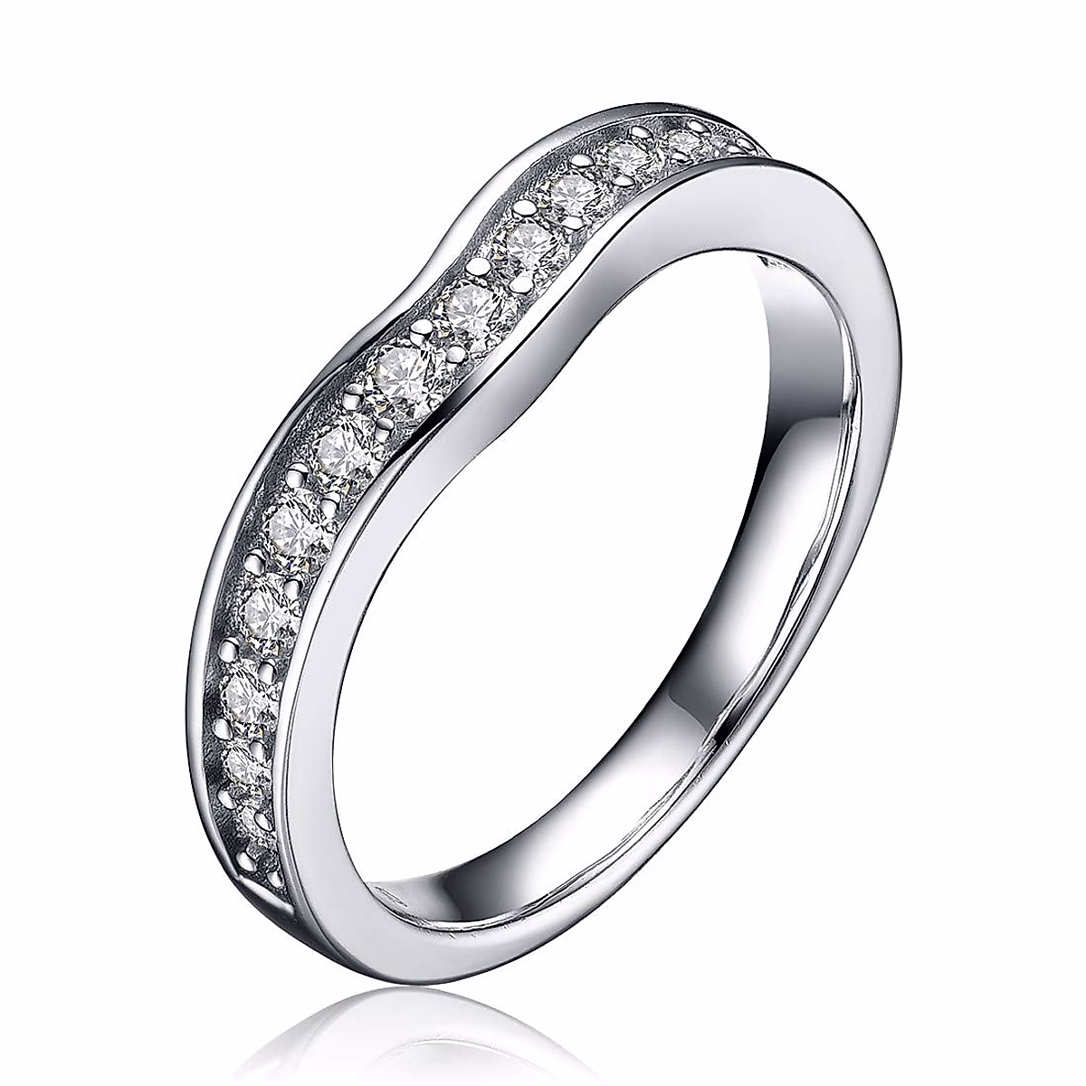 3 pcs His & Hers, STERLING SILVER & TITANIUM Wedding Rings Set. Available sizes Women's 5-10; Men's 7-13. EMAIL US SIZES THAT YOU NEED (Size His 09, Hers 09)