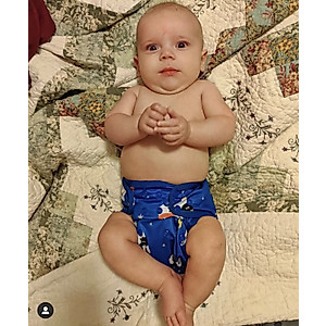 Kawaii Baby 6 Happy Leak-Free Cloth Diaper Covers, Double-Layer adjustable to fit babies 8-36 pounds, Animal Club