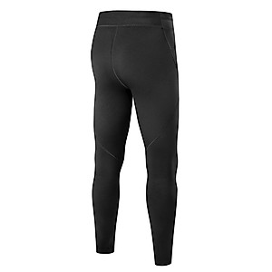 Men's Wetsuit Pants, 2mm Neoprene Long Pants for Surfing Kayaking Swimming Diving Canoeing (Black, L)
