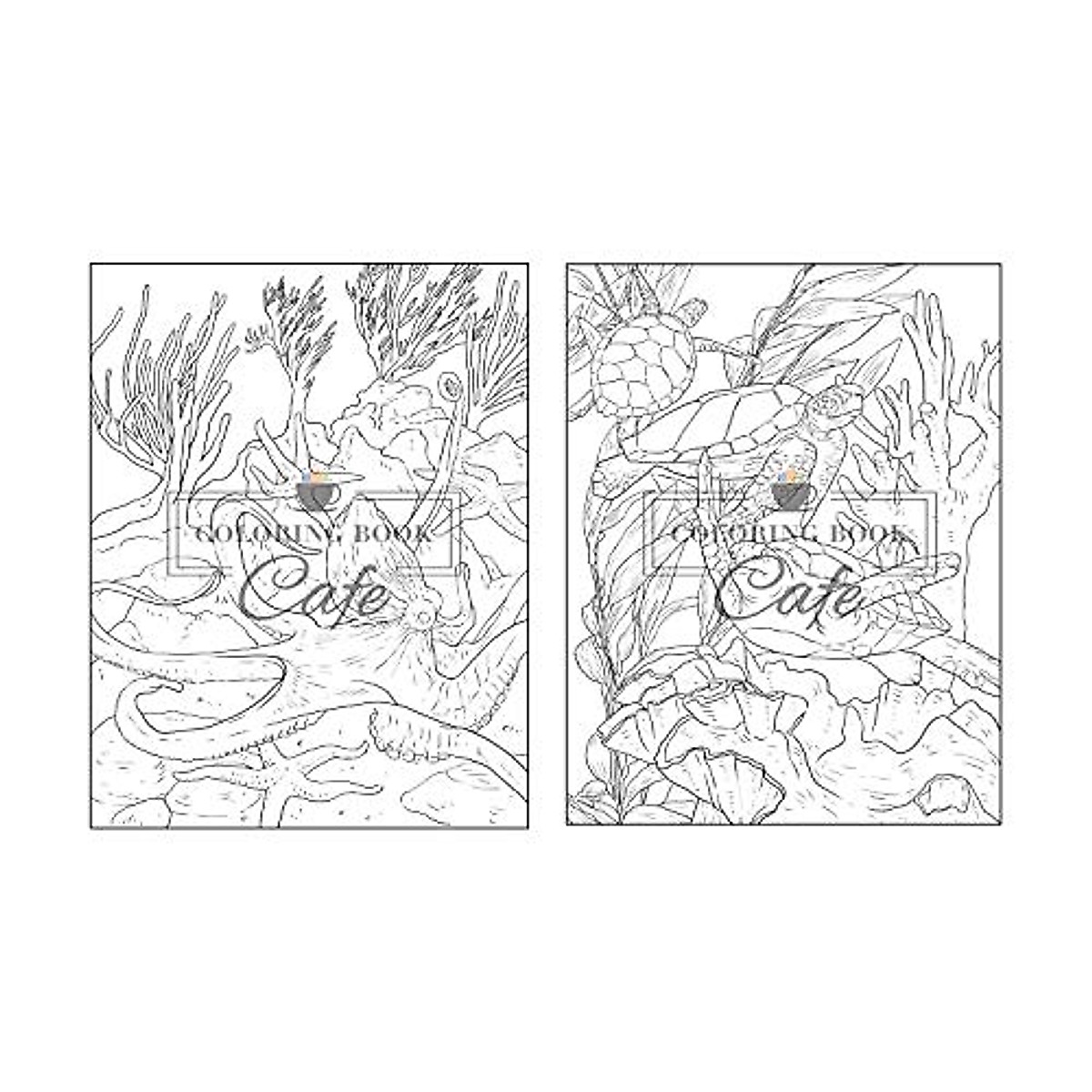 100 Wildlife Scenes: An Adult Coloring Book Featuring 100 Most Beautiful Wildlife Scenes with Animals, Birds and Flowers from Oceans, Jungles, Forests and Savannas