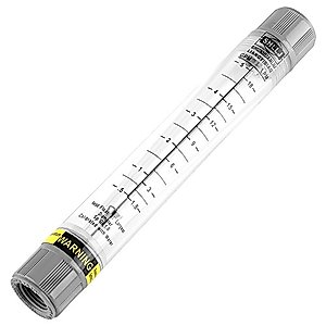 Plastic Tube Water Flow Meter Liquid Rotameter 0.5‑5 GPM / 1.8‑18 LPM Widely Used for Water Industrial