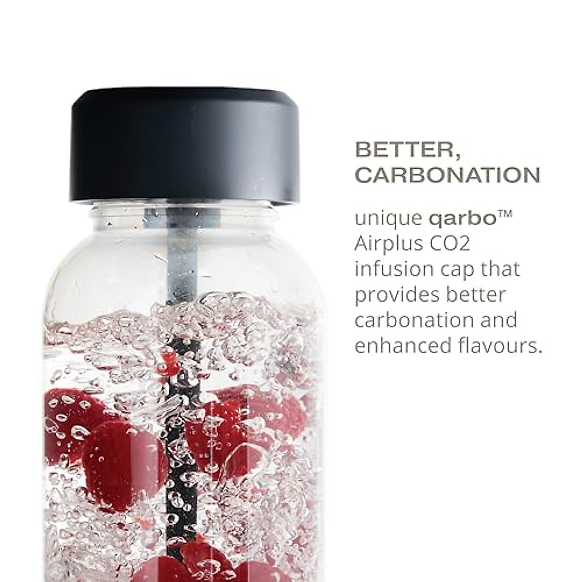 Twenty39 qarbo LUXE Premium Metal Sparkling Water Maker Machine - Soda Beverage Carbonator for Home, Seltzer & Carbonated Beverage Dispenser, Water Carbonation Fizz Maker (Tuscan Gold)