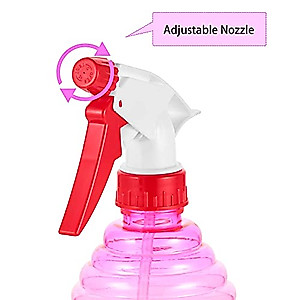 liboyixi Pack of 3-16 Oz Empty Plastic Spray Bottles - Attractive Vibrant Colors - Multi Purpose Use Durable Random color BPA Free Material (16.9 OZ(500ML) 3bottles)