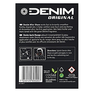 Denim Original Aftershave 3.4 Oz 100Ml