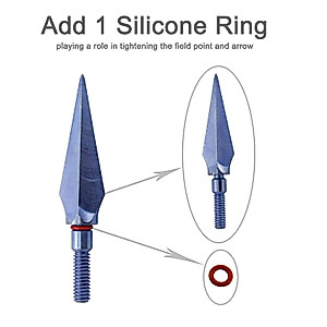 maifield Broadheads One Piece Broad Head Archery Arrow Head 100/150 Grains 12PCS Screw-in Traditional Outdoor Hunting Tips Compatible for Crossbow and Compound Bow Arrow Shaft (100gr Light Blue)