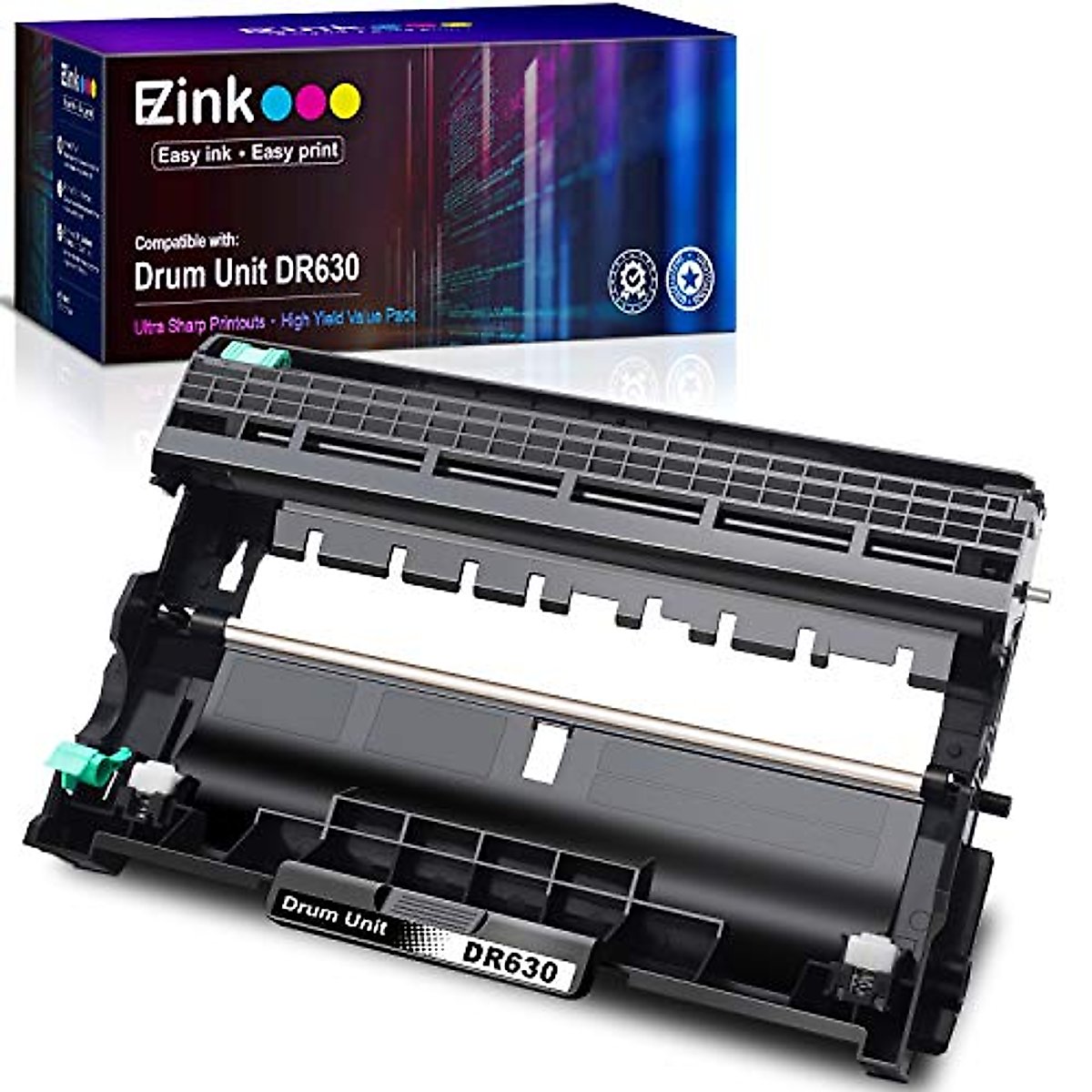E-Z Ink (TM Compatible Drum Unit Replacement for Brother DR630 DR 630 Compatible with HL-L2300D HL-L2320D HL-L2340DW HL-L2360DW HL-L2380DW MFC-L2740DW MFC-L2720DW MFC-L2700DW DCP-L2540DW (1 Pack)