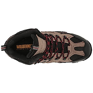 Wolverine Men's Wilderness Waterproof Composite Toe Mid Hiker Hiking Boot, Gravel, 8.5 Wide