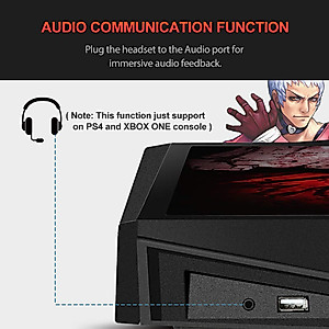 PXN Arcade Stick PC, X9 Arcade Joystick PS4 Game controller Vewlix Fightstick with Sanwa Buttons USB Data Cable Connection for PS4, PS3, PC, Xbox one