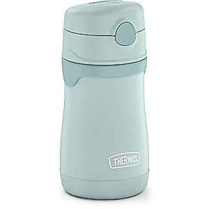 THERMOS Baby 10 Ounce Stainless Steel Vacuum Insulated Straw Bottle, Mint