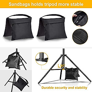 CPLIRIS Backdrop Stand, 8.5x10ft Ajustable Photo Backdrop Stand for Parties, Background Support System for Events with Spring Clamps, Backdrop Clips, Sandbag and Carry Bag