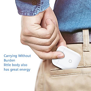 Airpod Charging Case,Wireless Airpod Replacement Charging Case Compatible with AirPods 1&2,Airpod Charger Case Only,450 mAH Airpod Battery Replacement with Bluetooth Pairing Sync Button,Pure White