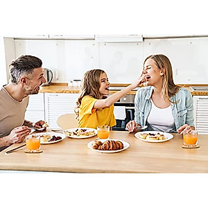 Cork Coasters for Drinks - 50 Pack 3.5" Round Blank Coasters.