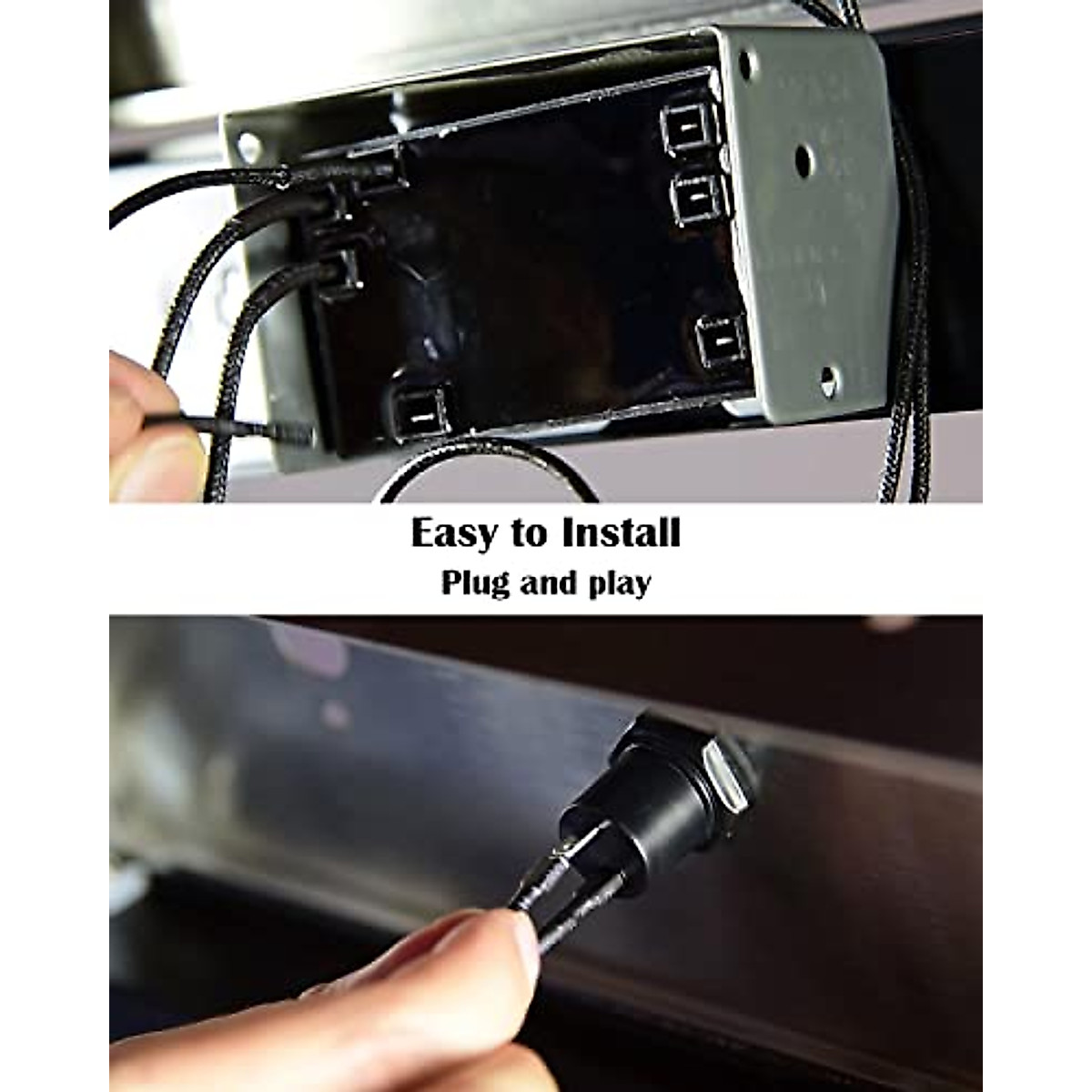 NTSUMI Electronic Igniter Kit Fit for Char-Broil Models Replace G511-0055-W1, Switch/Off Butto Lgnition Module 4 Outlets