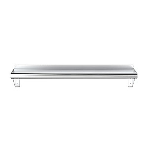 AmGood 8" X 36" Stainless Steel Wall Shelf | Metal Shelving | Garage, Laundry, Storage, Utility Room | Restaurant, Commercial Kitchen | NSF