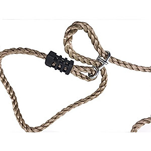 KINSPORY Length Adjustable Nylon Rope & Hanging Tree Straps (300 Lbs Limited) for Outdoor Swings/Hammock/Playground Set Accessories - 60''