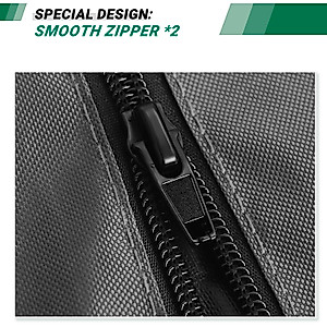 CATOTEL Storage Shelving Unit Cover,Waterproof Shelf Cart Cover Protective Outdoor Indoor Storage Rack Dust Cover with Zipper (30" Lx14 Wx60 H)