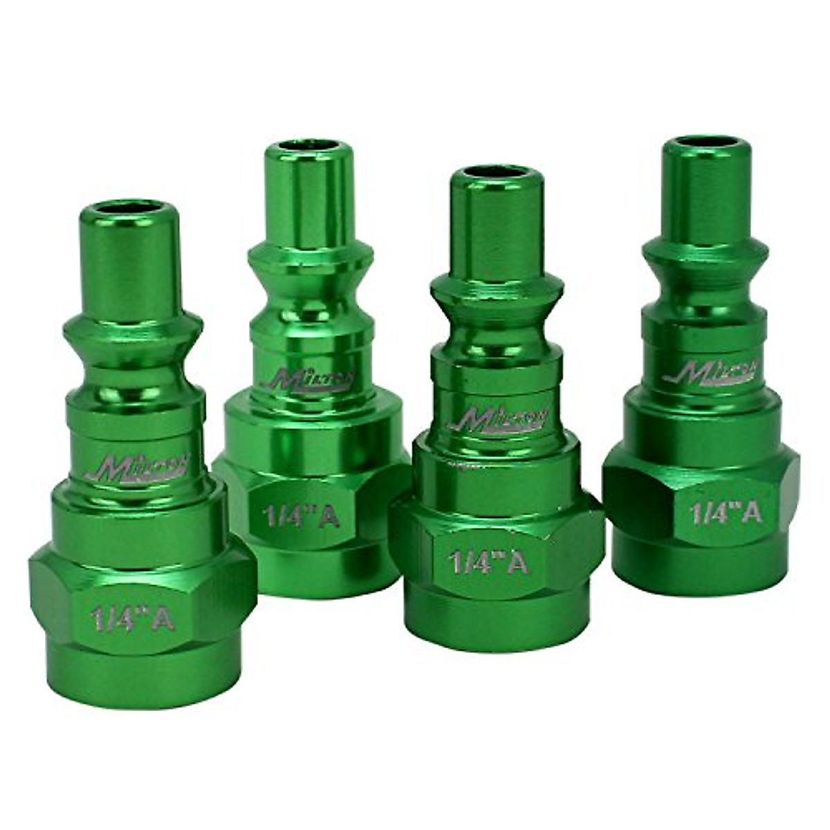 Milton ColorFit Coupler & Plug Kit (14 Piece), A-Style 1/4 NPT Green, S-314AKIT