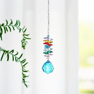 H&D 30mm Crystal Ball Prism Rainbow Collection Hanging Suncatcher for Chandelier Parts Wedding Favors