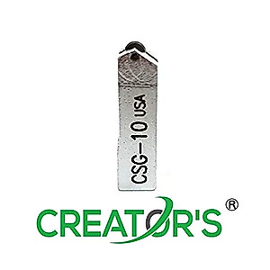 Creator's Replacement Cutting Head Blade Wheel CSG-10 USA for Creator's Products. Bottle Cutter, Strip Pro, Cutter's Mate, CM Mini, CM Plus, Flying Beetle, Circle Pro 12/24. May Be Substituted For Toyo TC-10