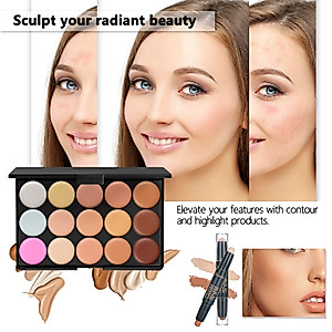 Makeup Gift Set for Teens and Women - Full Kit With Eyeshadow, Foundation, Mascara, Contour, Lipgloss, and Cosmetic Bag