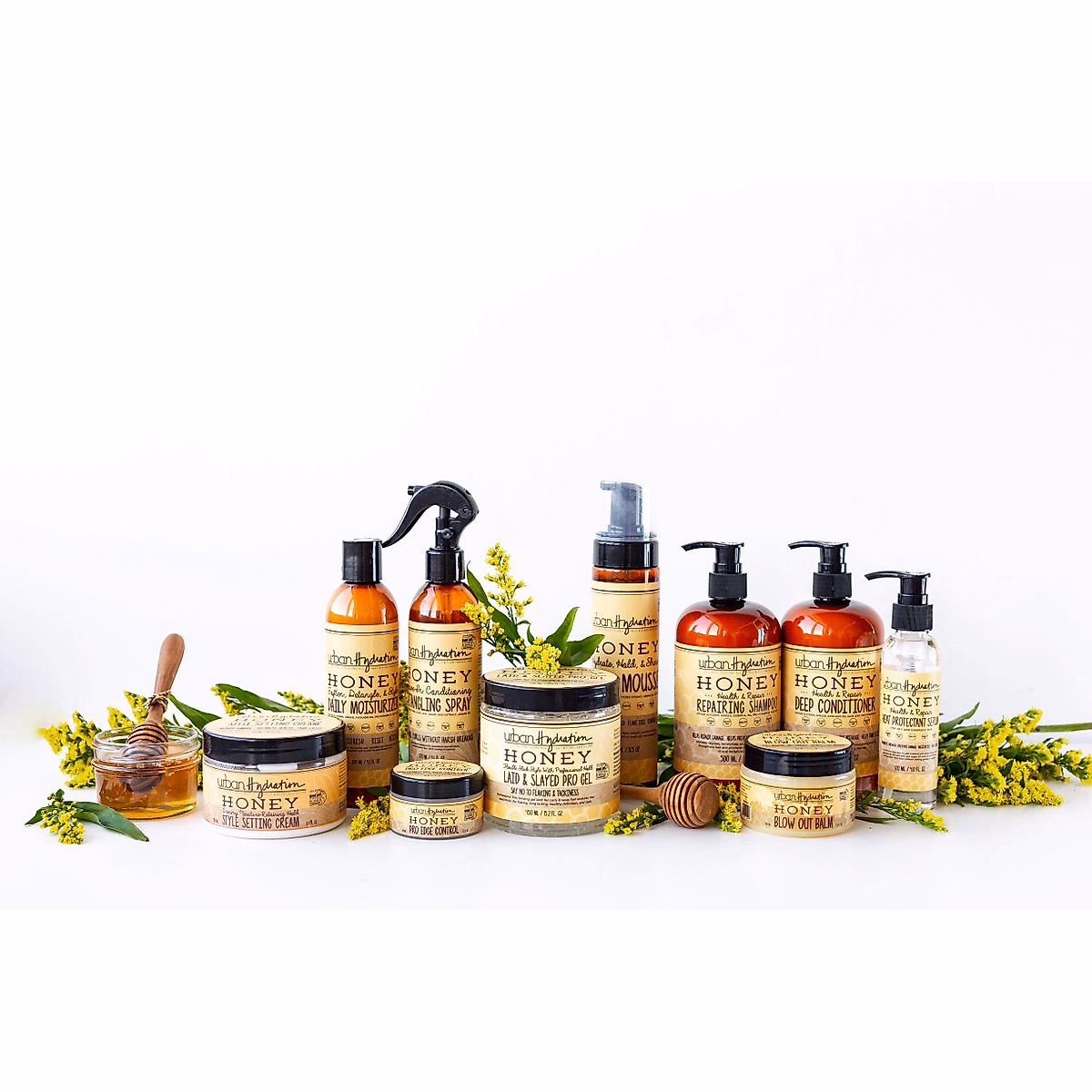 Urban Hydration Honey Health and Repair Daily Hair Moisturizer | Sulfate, Paraben and Dye Free, Hydrates, Prevents Breakage, Tames Frizz, and Repairs Damage for Smooth and Shiny Hair, 9.1 Fl Ounces